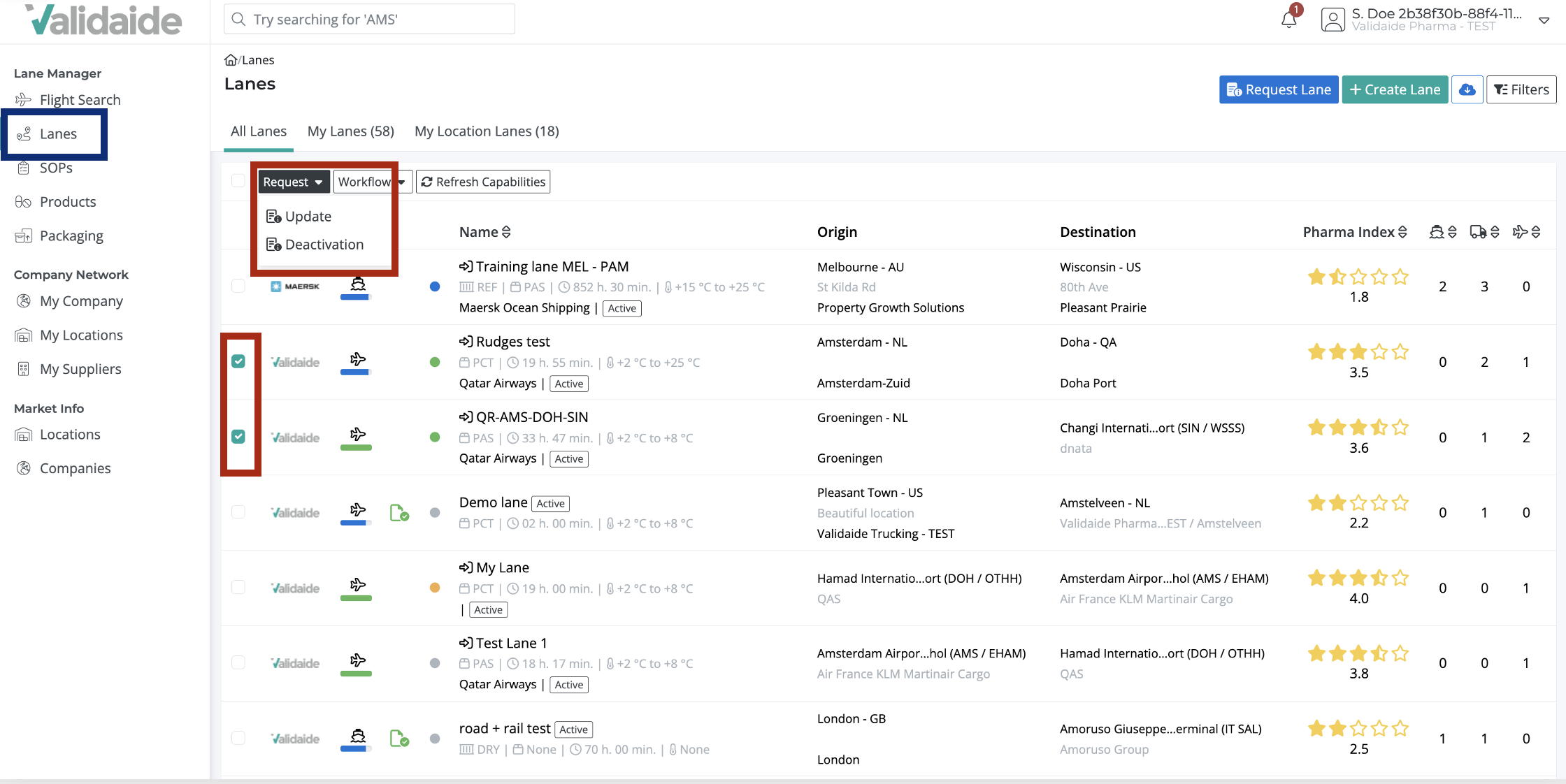 Creating a road lane – Validaide Help Center