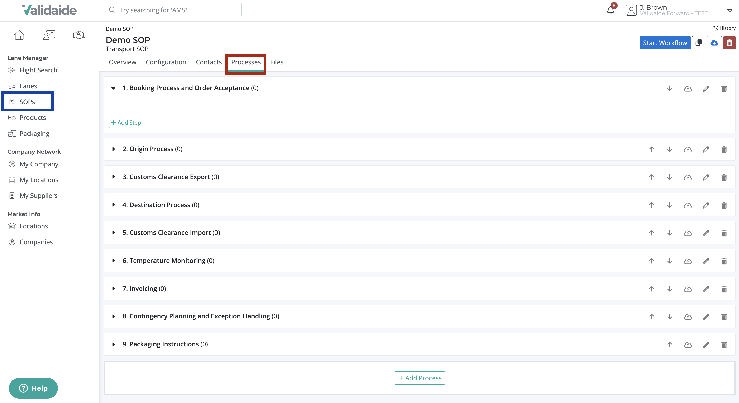 Create SOP – Validaide Help Center