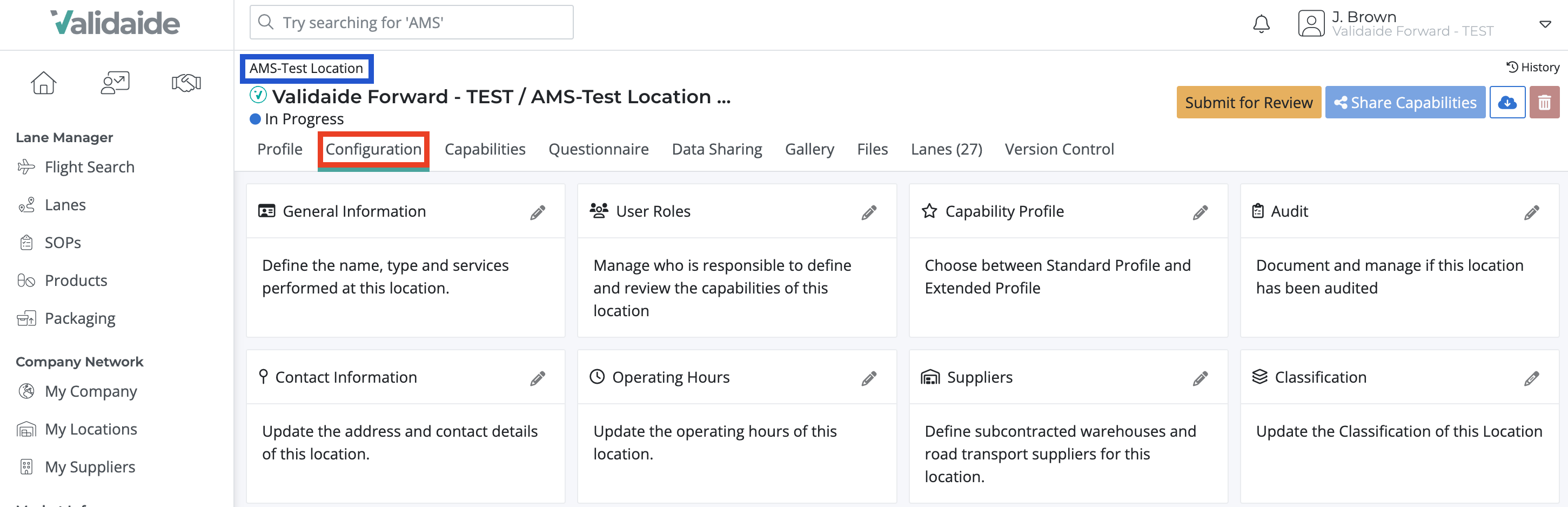 Setting up company locations – Validaide Help Center