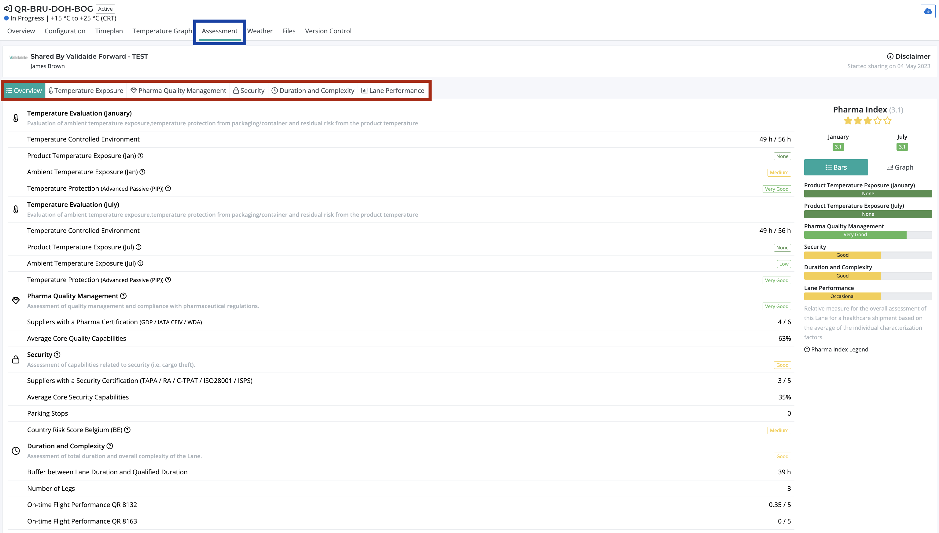Lane Risk Assessment - Evaluation Factors – Validaide Help Center
