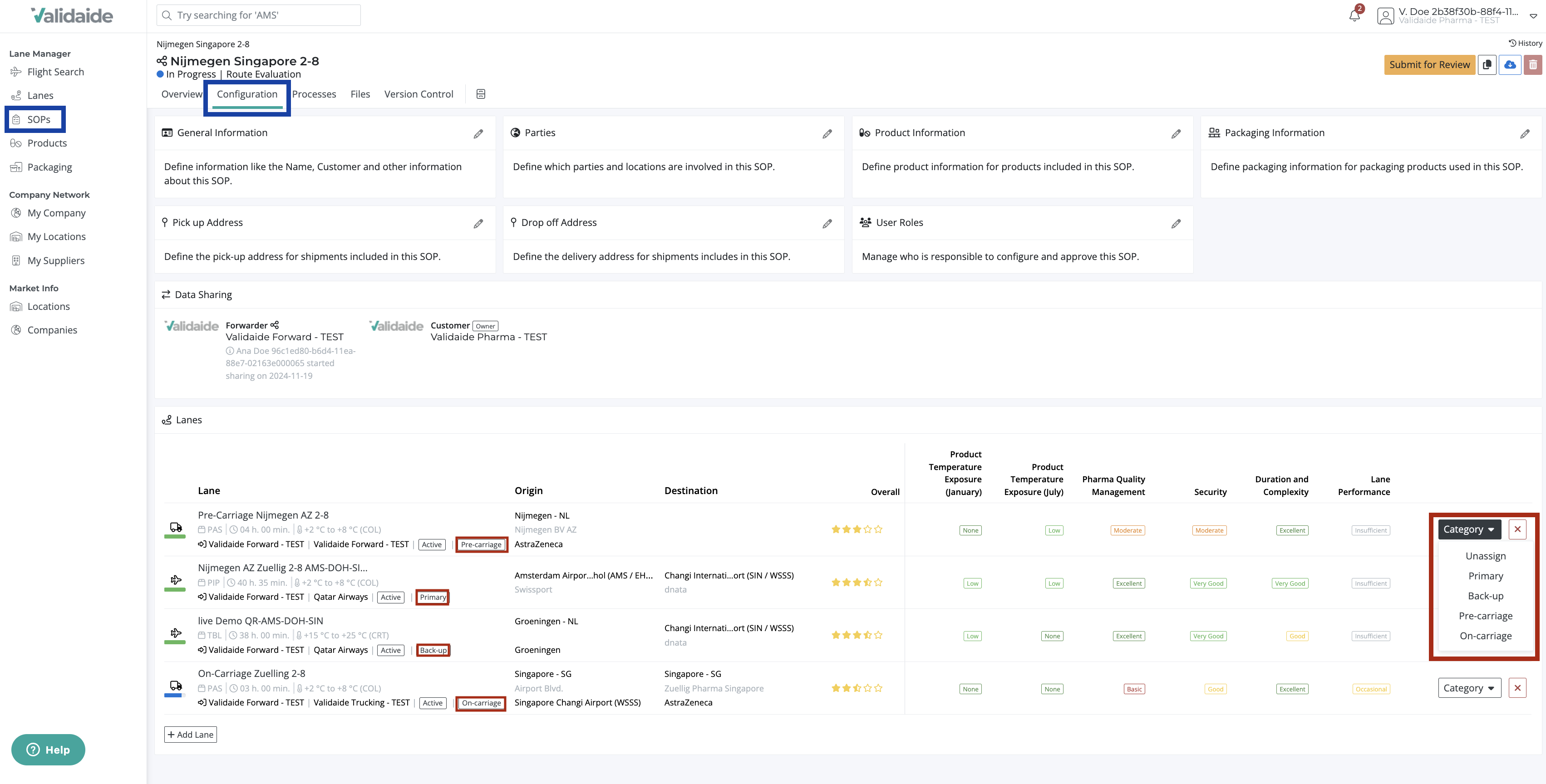 Route Evaluation - Route Assessment Tab – Validaide Help Center