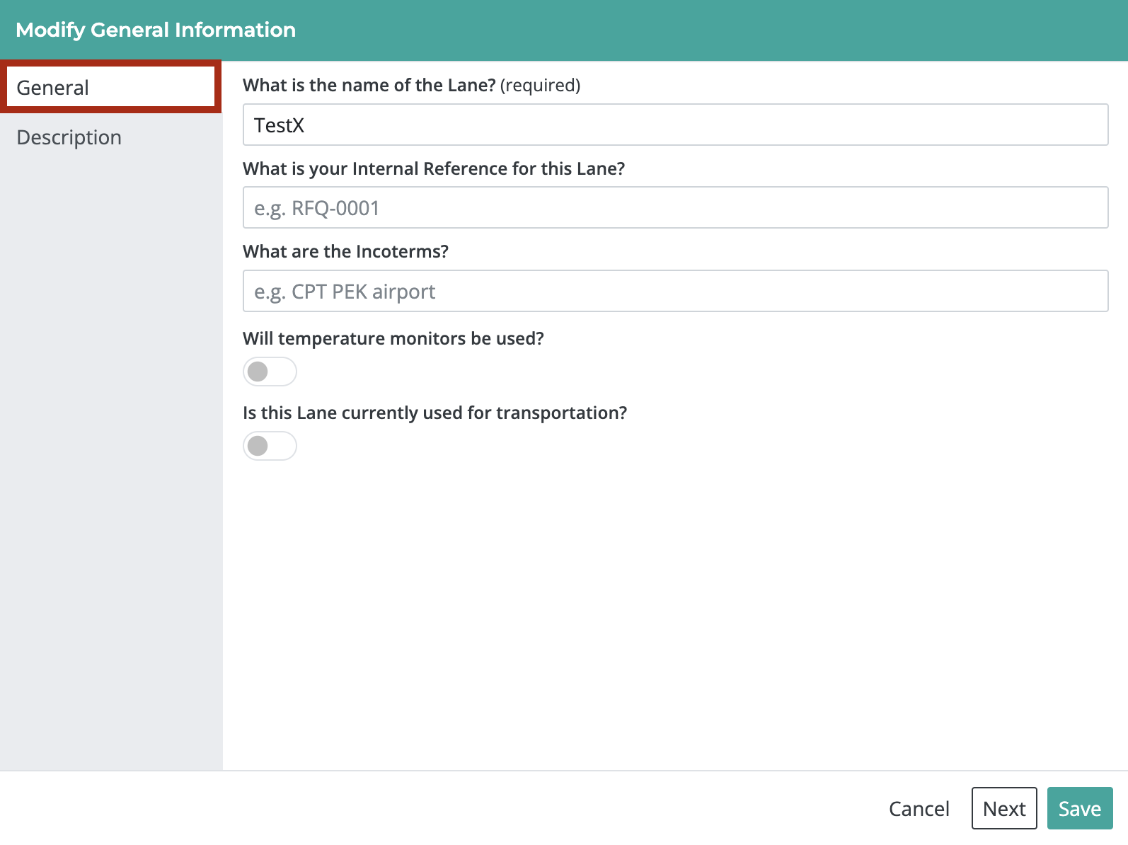 Create and Configure a Lane Risk Assessment – Validaide Help Center