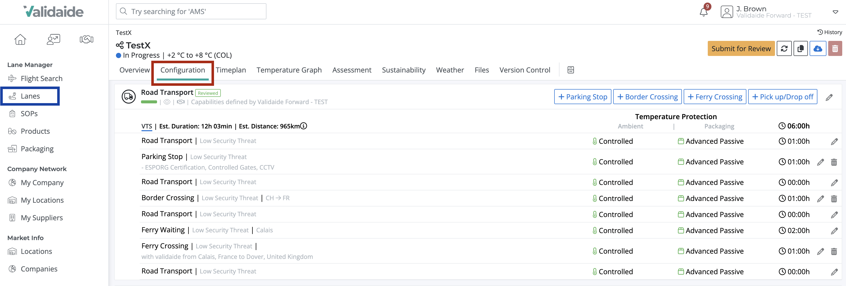 Create and Configure a Lane Risk Assessment – Validaide Help Center