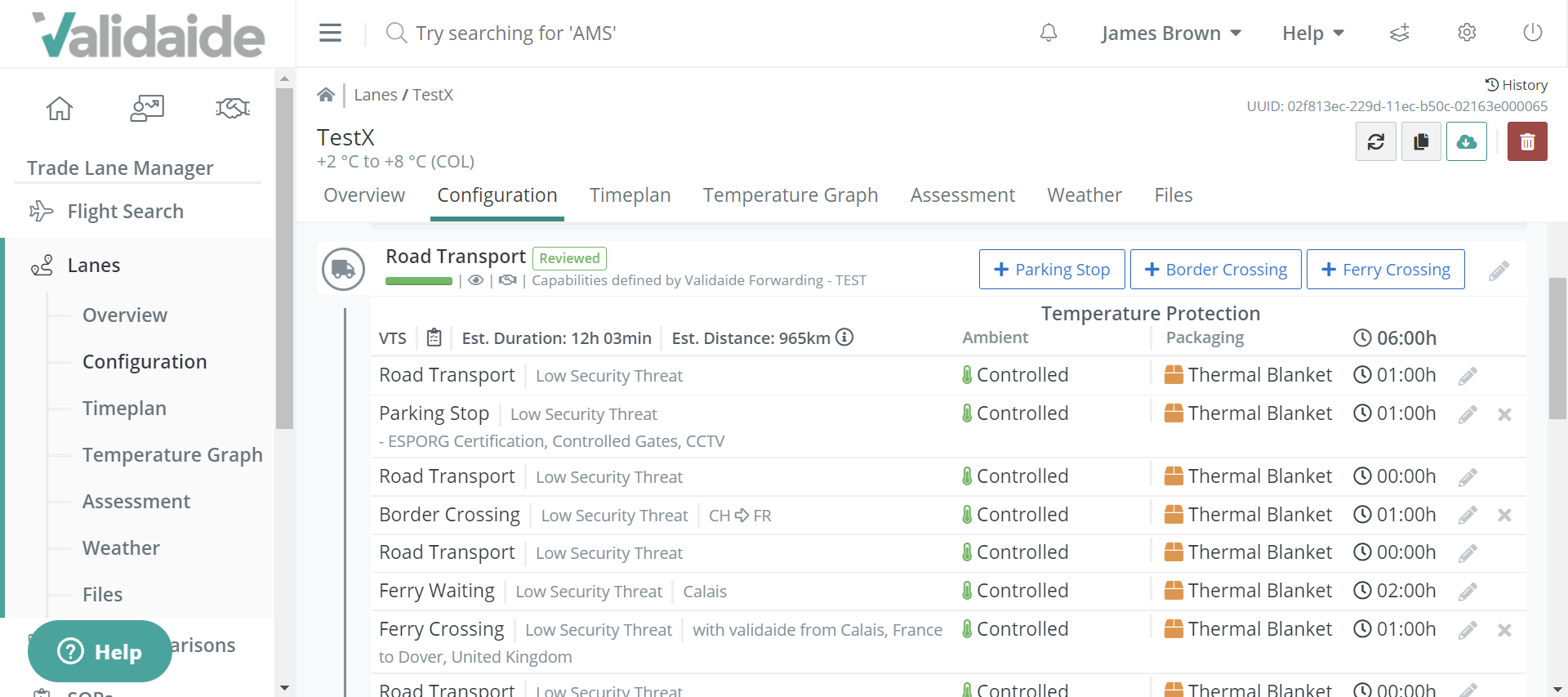 Create and Configure a Lane Risk Assessment – Validaide Help Center