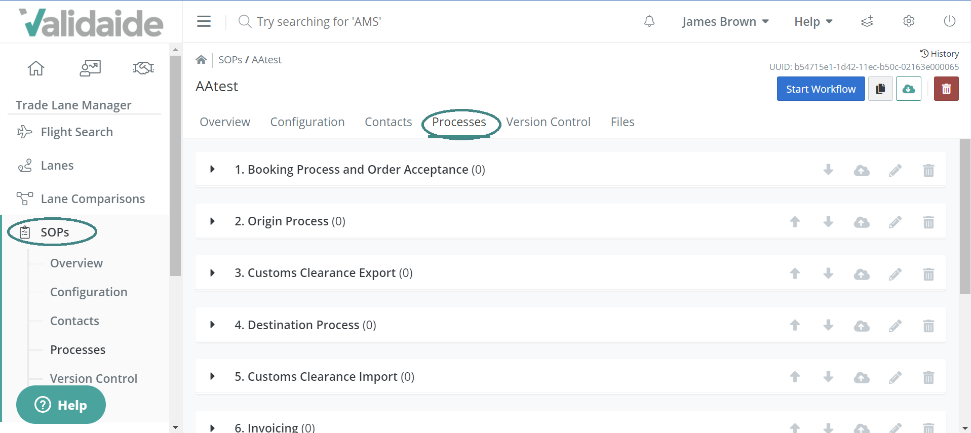 Create SOP – Validaide Help Center
