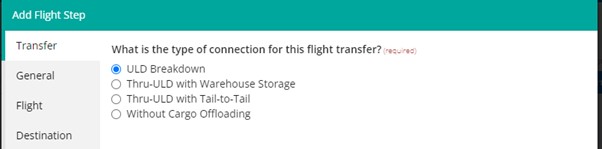 Flight Transfer Types – Validaide Help Center