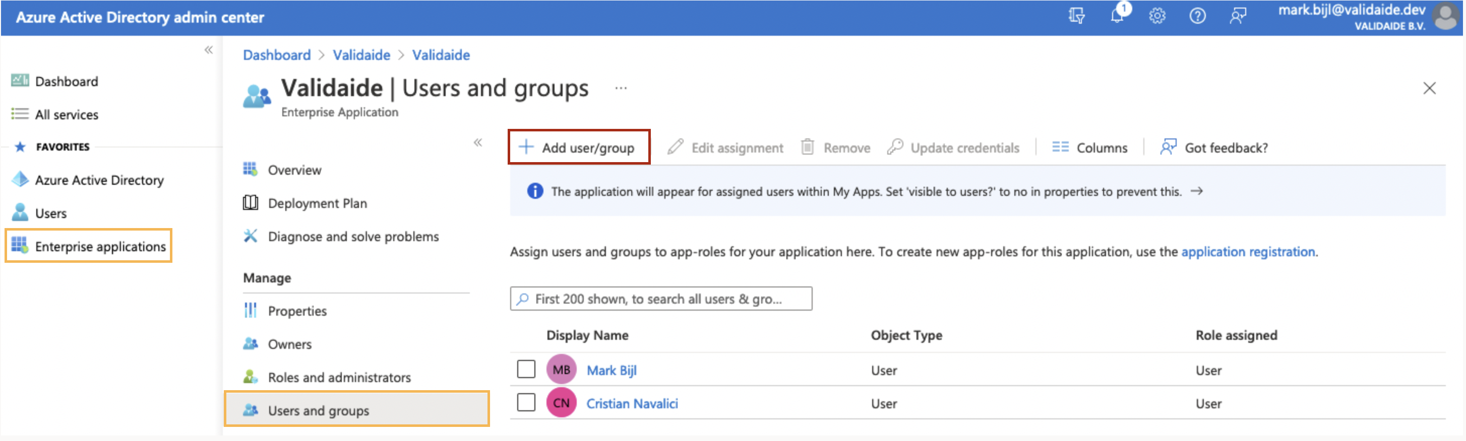 Setting up SSO with Microsoft Azure AD – Validaide Help Center