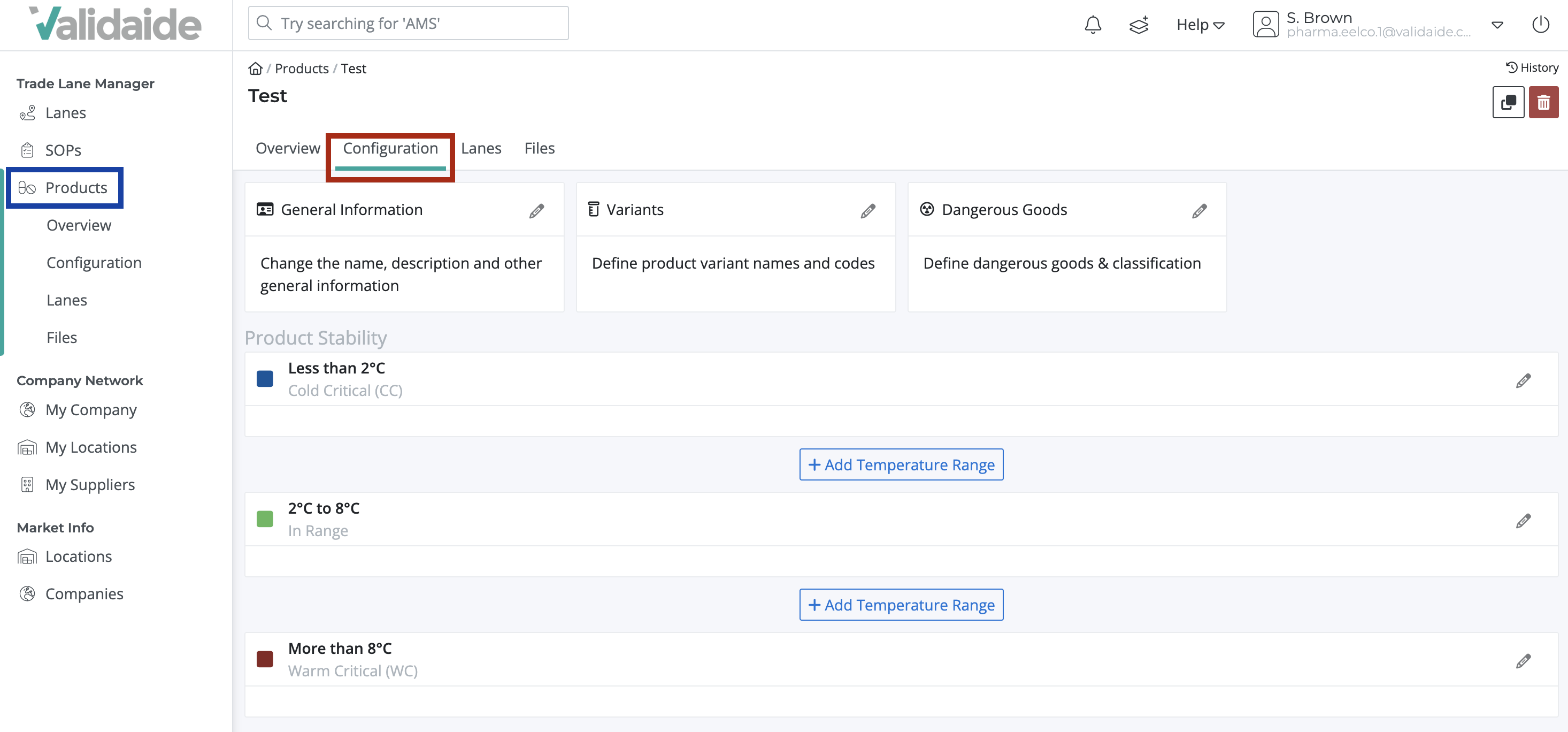 Product stability in a lane risk assessment. – Validaide Help Center