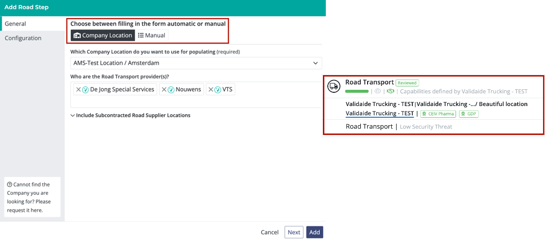 Lane Configuration - Adding Road Steps – Validaide Help Center